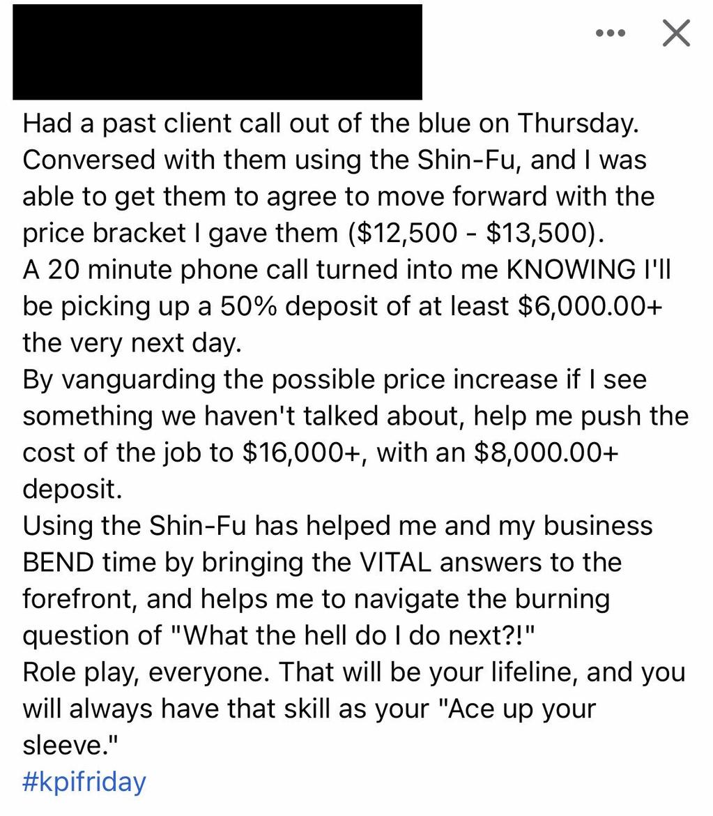 Shin-Fu Sales Training for Contractors