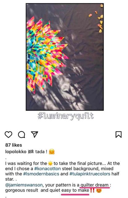 Luminary Quilt by Jamie Bright and Alison Glass