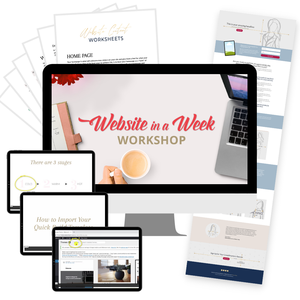 Join the Website in a Week Workshop