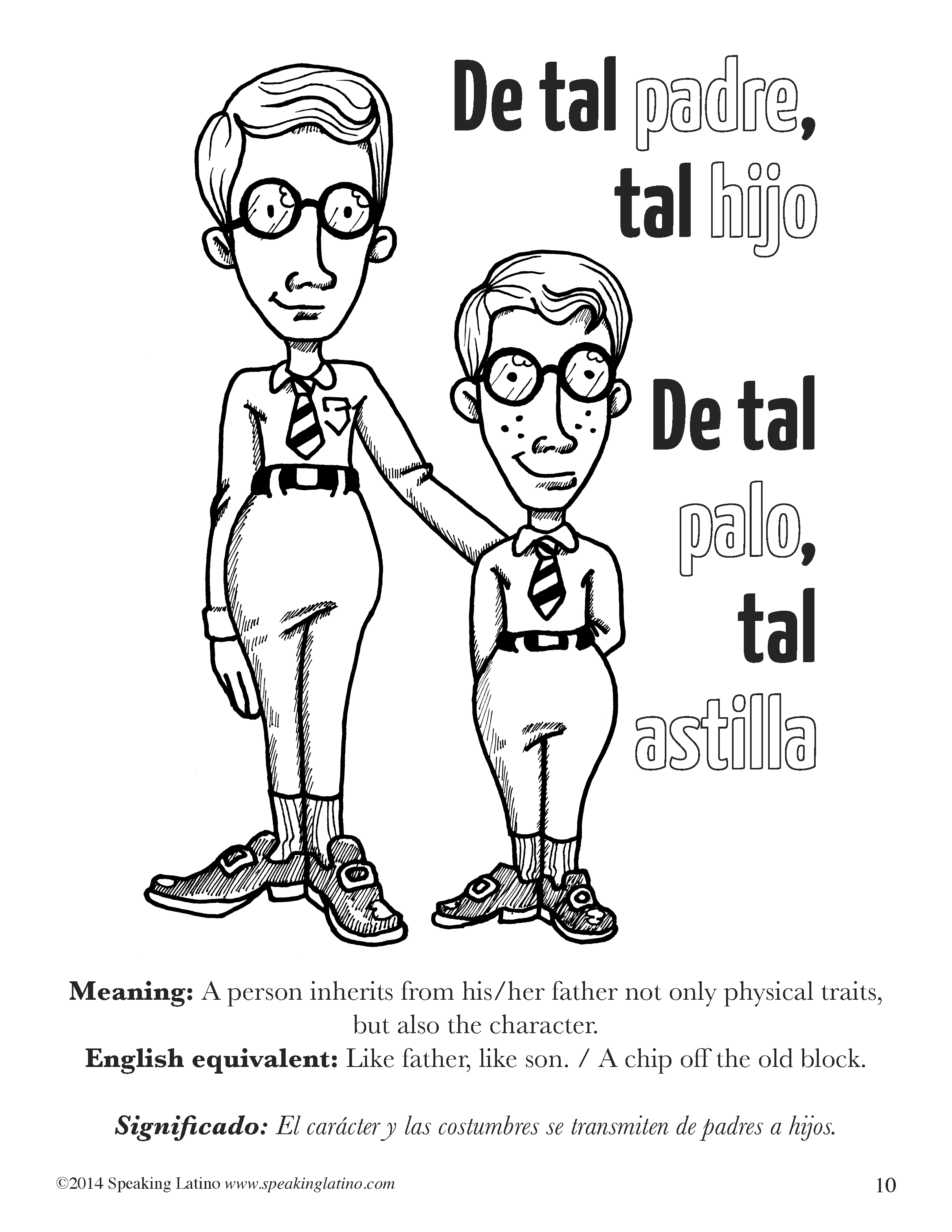 Free Spanish Sayings Printables