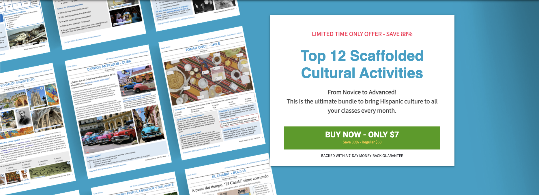 Scaffolded Cultural Activity Bundle