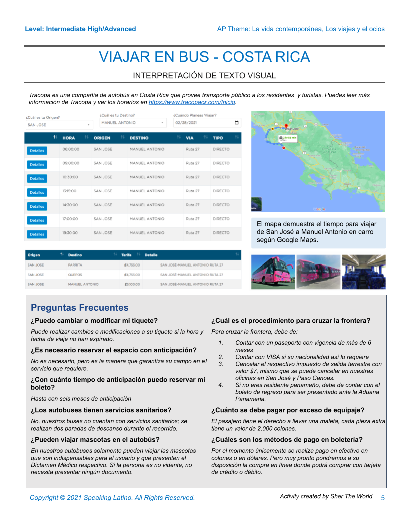 Scaffolded Cultural Activity Bundle