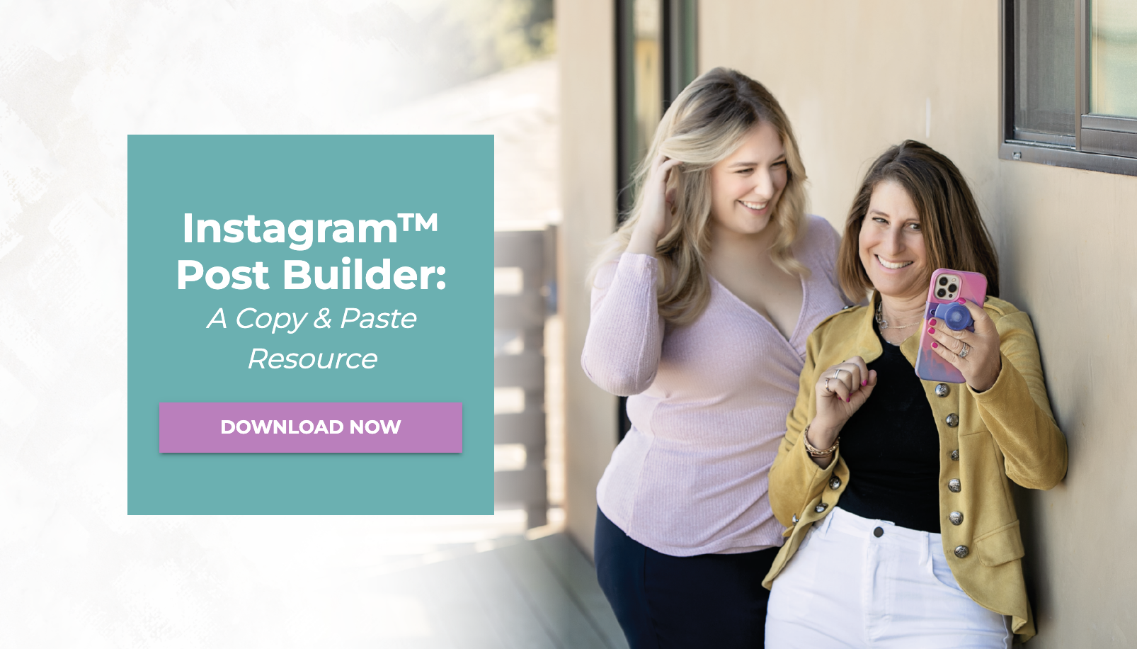 Instagram™ Post Builder: A Copy & Paste Resource