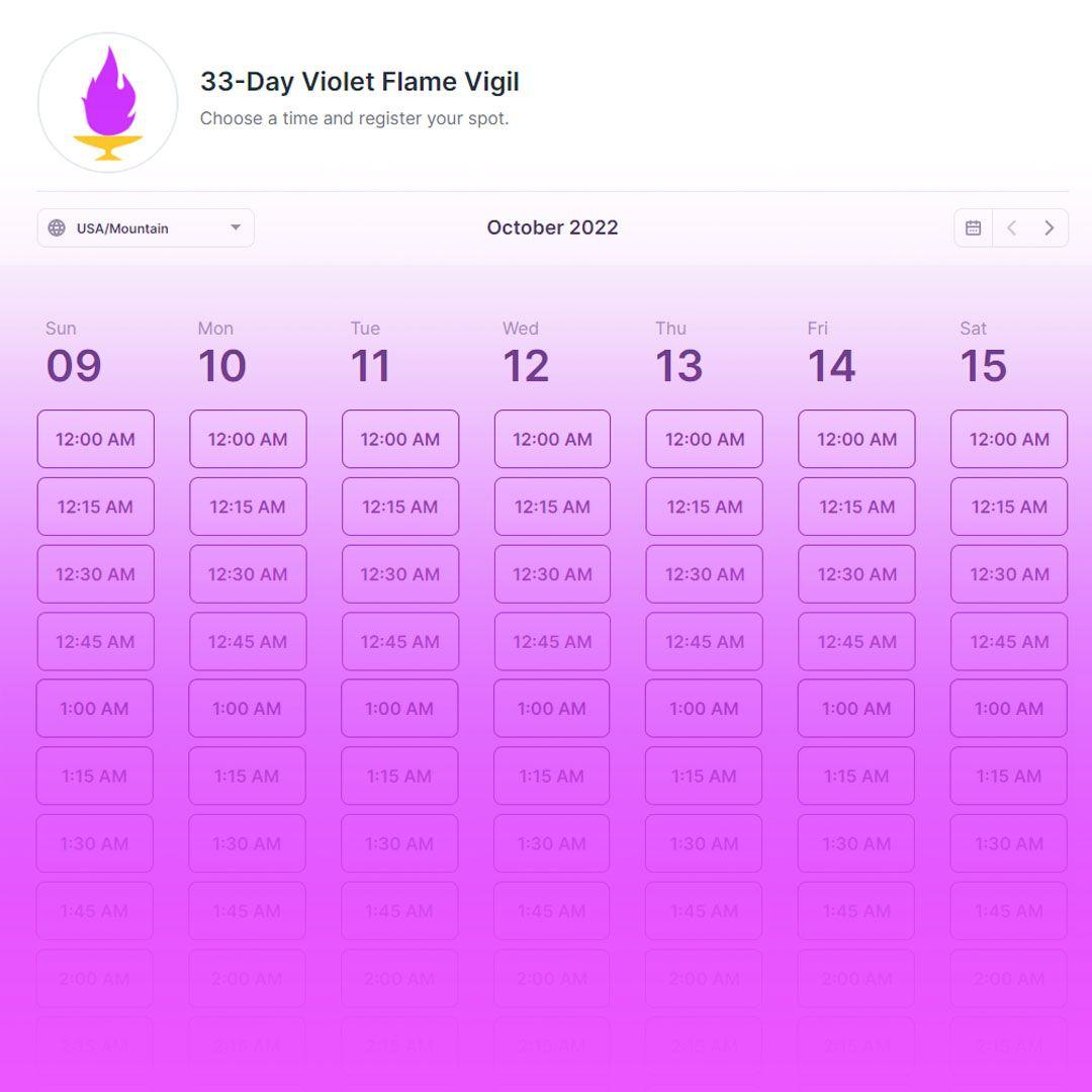 33-Day Special Violet Flame Vigil