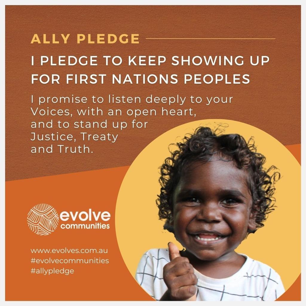 Take The Pledge to Keep Showing Up for First Nations Peoples