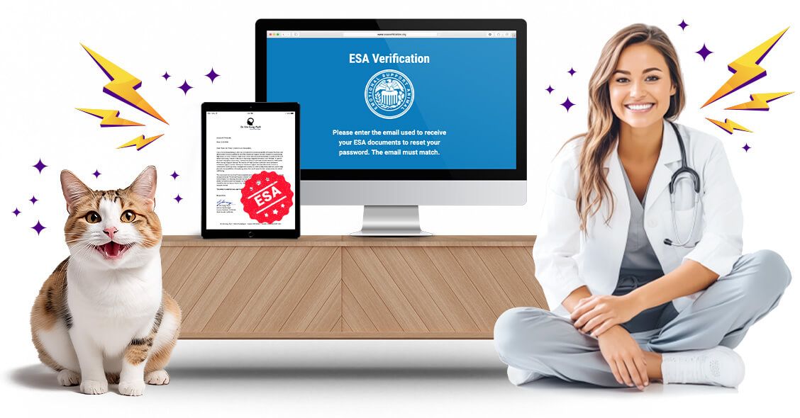 Your Pet's Official ESA® Approval Includes: