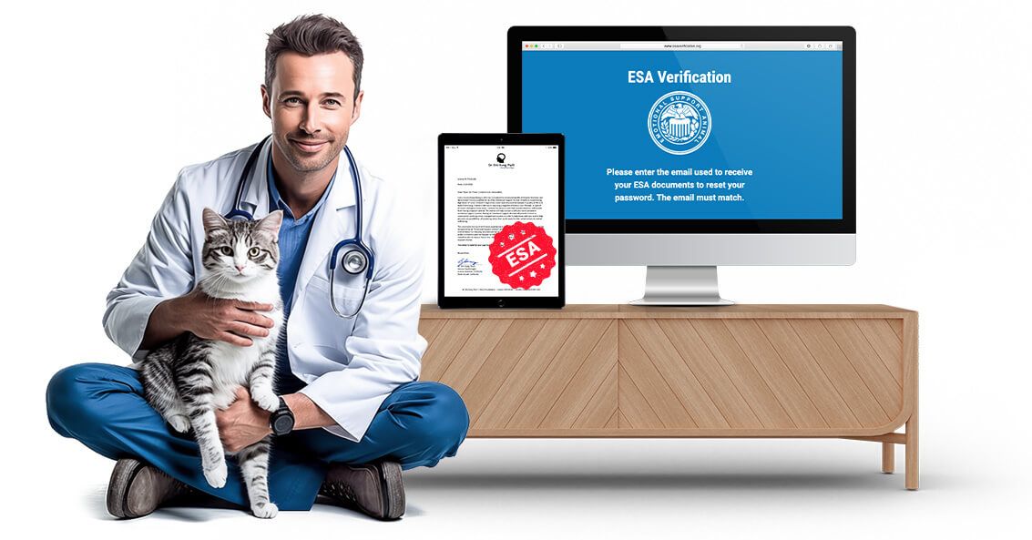 Your Pet's Official ESA® Approval Includes: