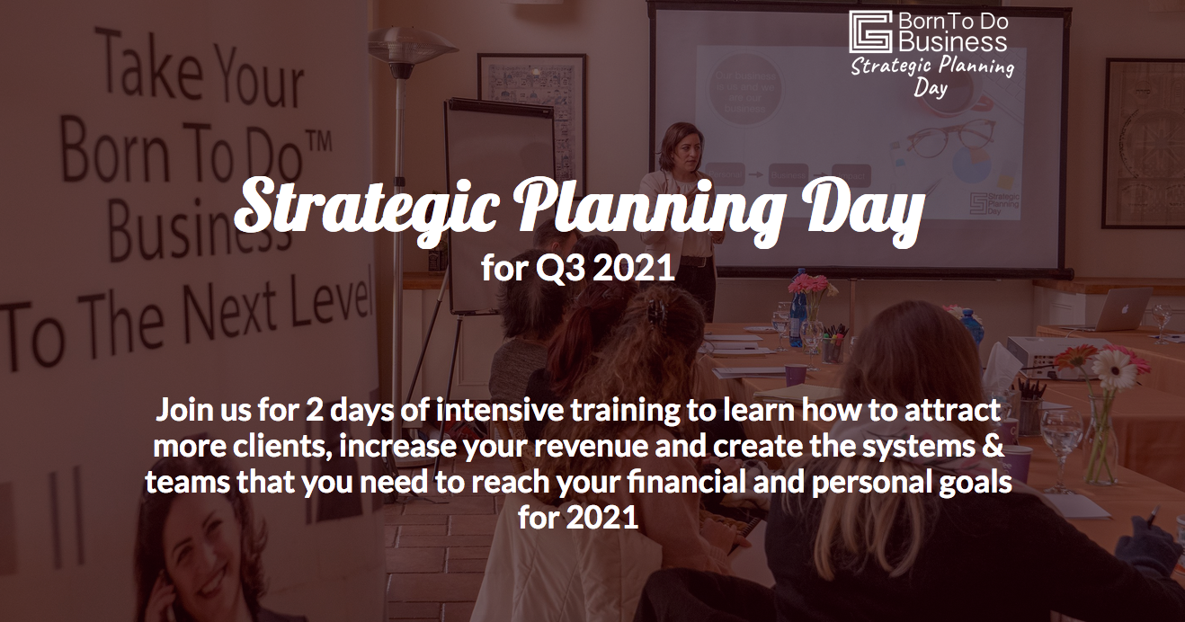 Strategic Planning Day for Q3 2021