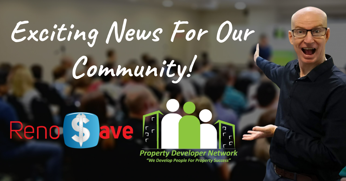 RenoSave & Property Developer Network - Announcement