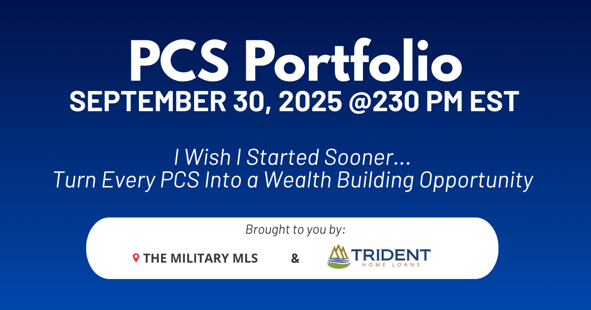 PCS Portfolio with The Military MLS & Trident