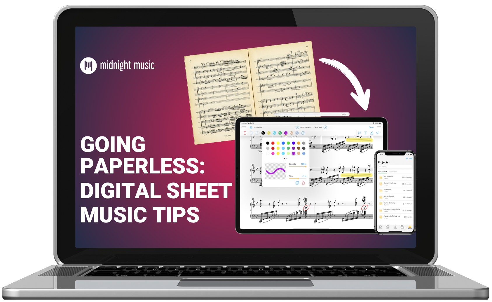 Going Paperless: Digital Sheet Music Tips