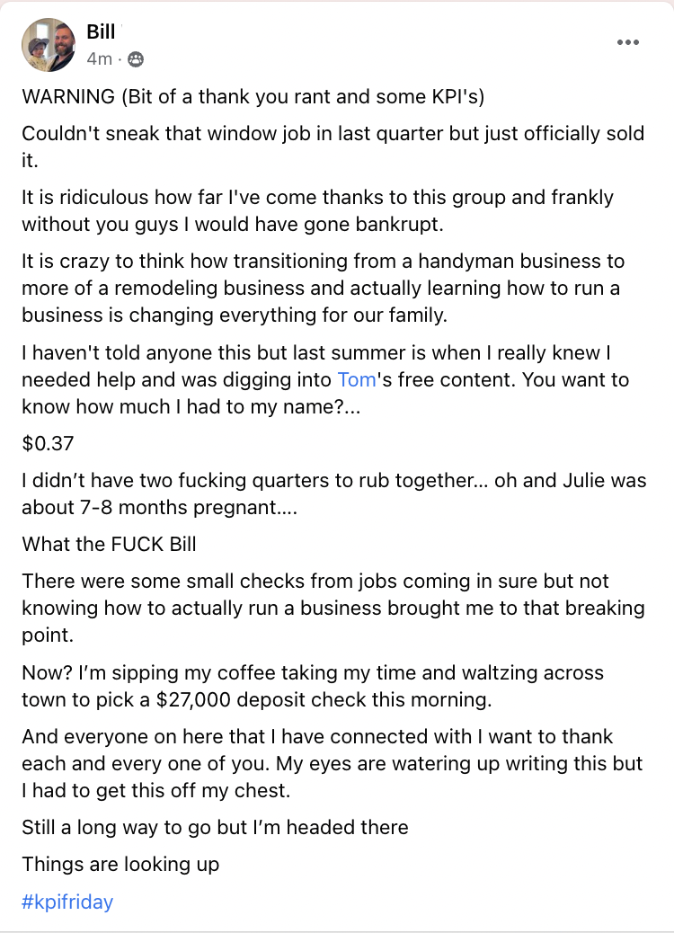 Contractor Business Math Cheat Sheet - The Contractor Fight