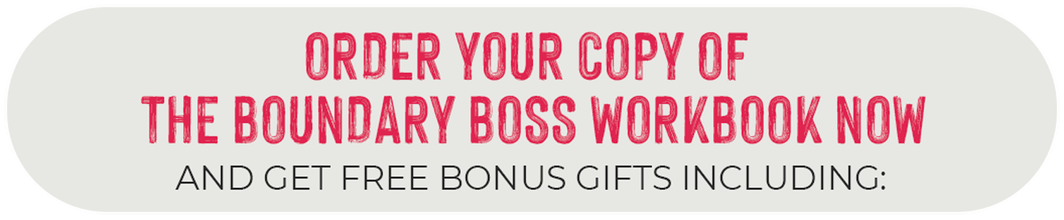 The Boundary Boss Workbook | Terri Cole