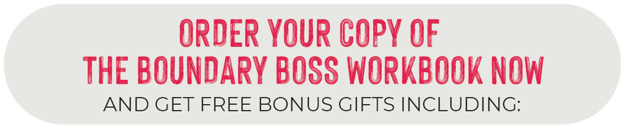 The Boundary Boss Workbook | Terri Cole