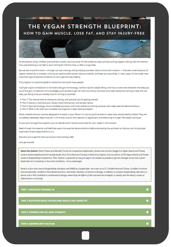 Vegan Strength Blueprint Program
