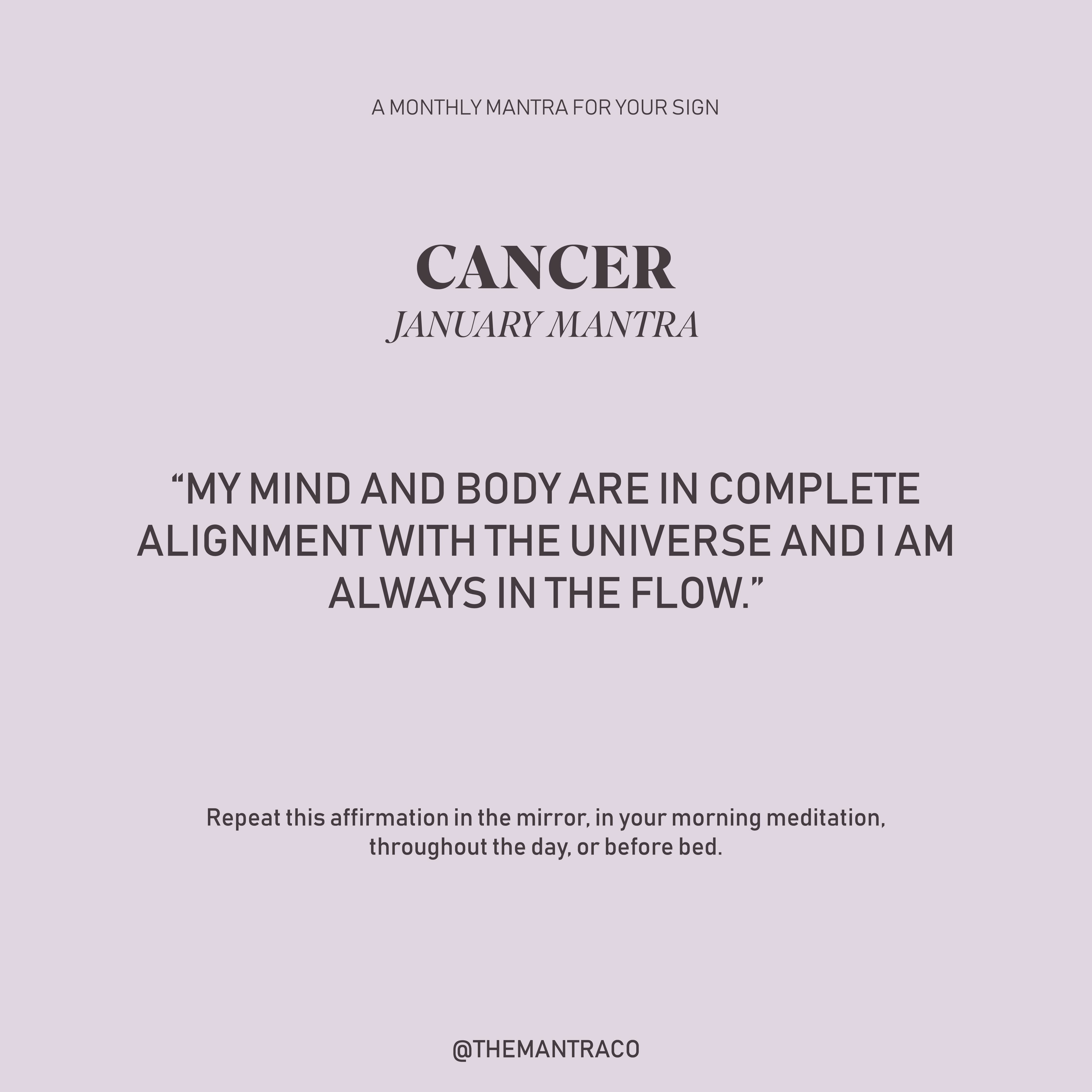 Cancer | The Mantra Co.