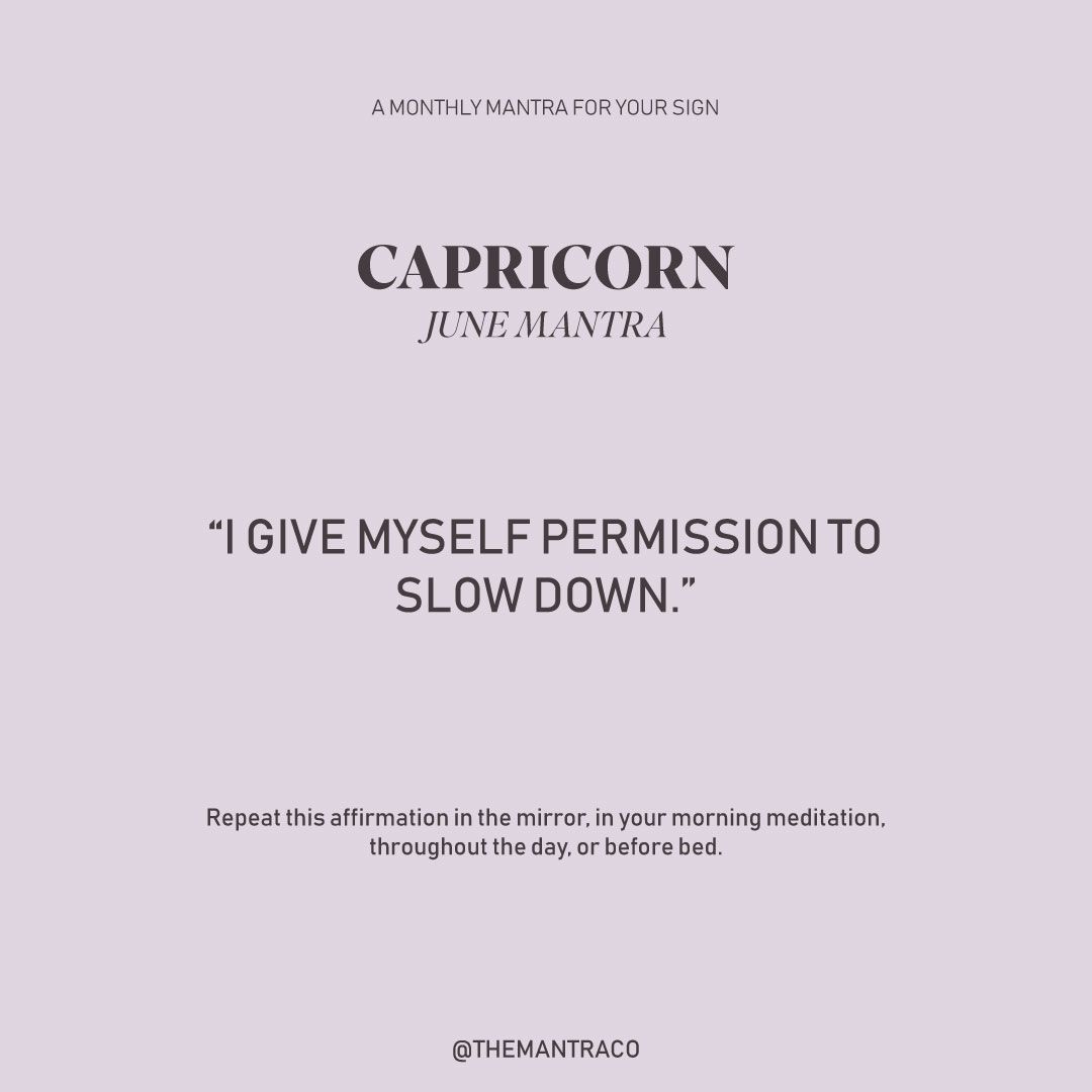 Capricorn | The Mantra Co.