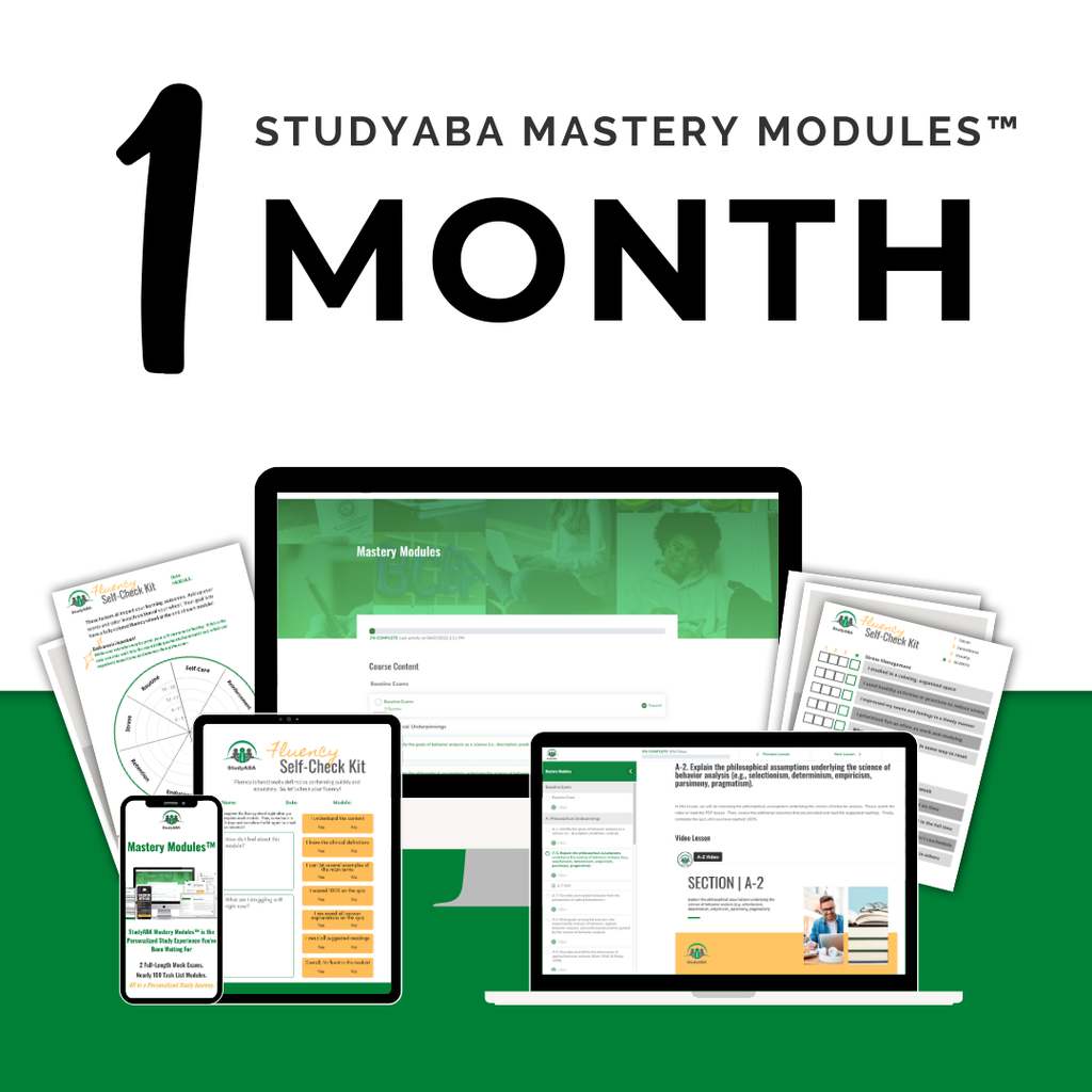 StudyABA Mastery Modules™