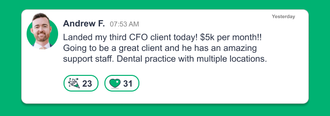 The CFO Project Membership