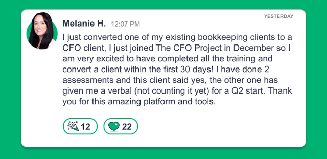 The CFO Project Membership