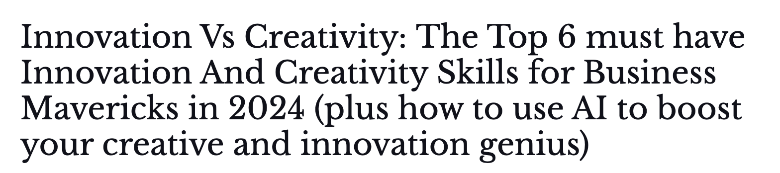 Innovation Vs Creativity: The Top 6 must have Innovation And Creativity ...