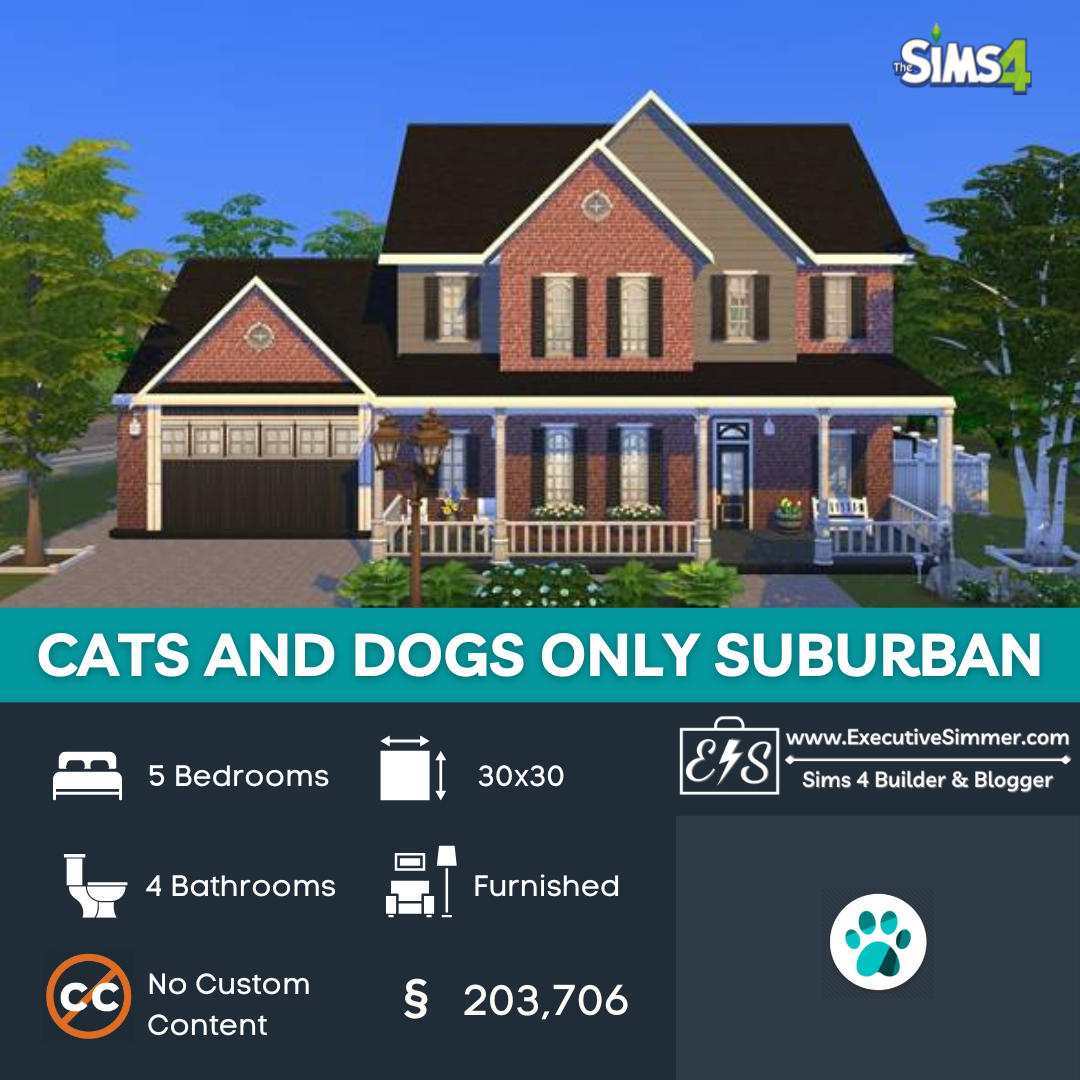 Sims 4 Suburban Builds