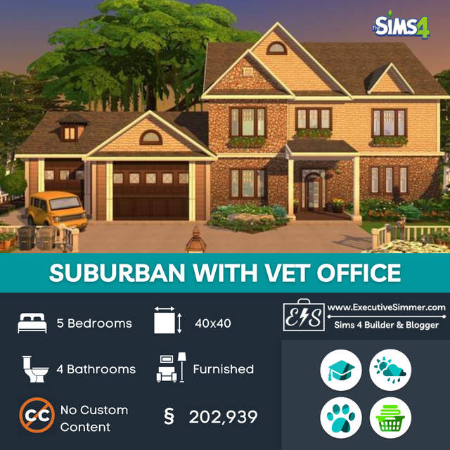 Sims 4 Suburban Builds