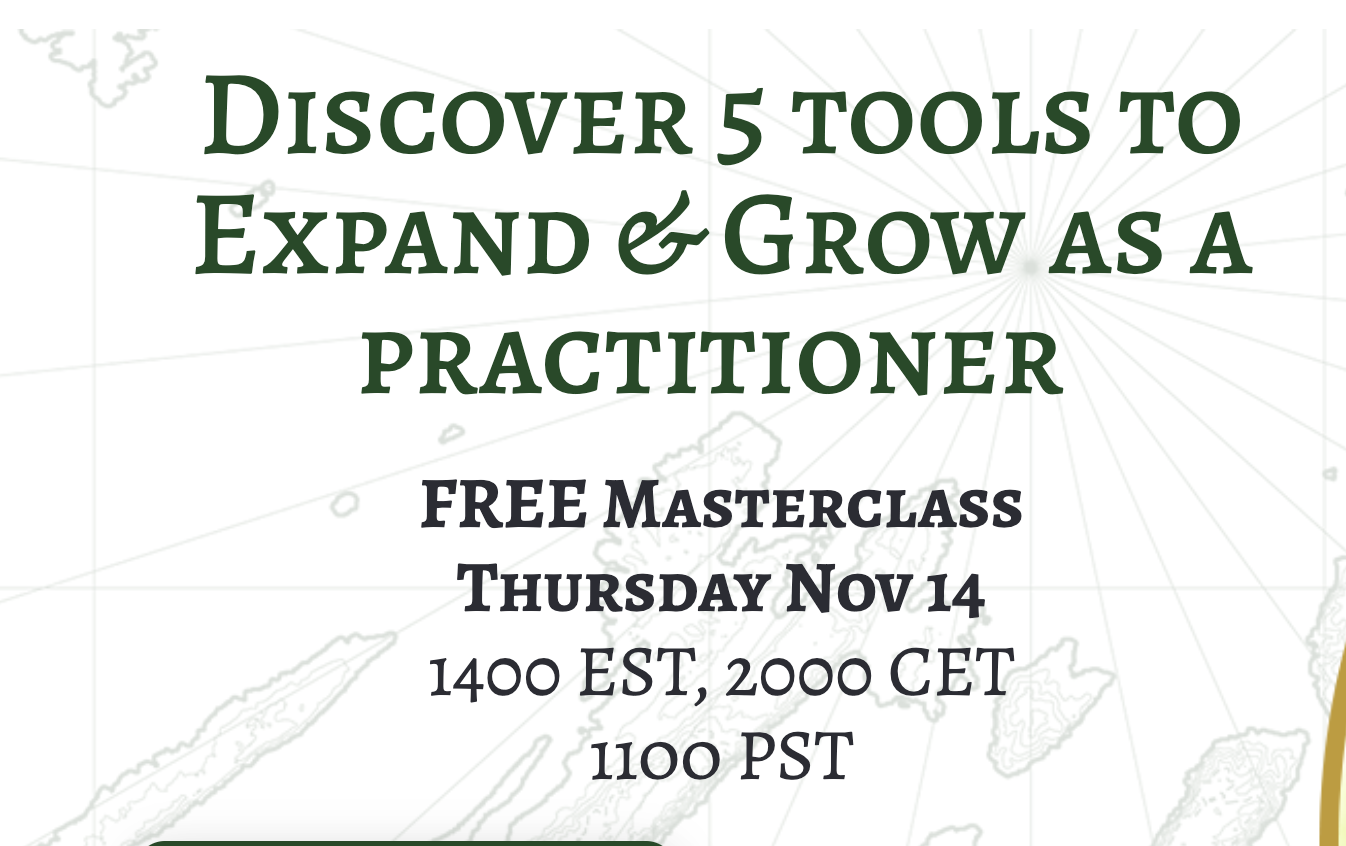 5 Simple tools to expand as a Practitioner Sign-Up