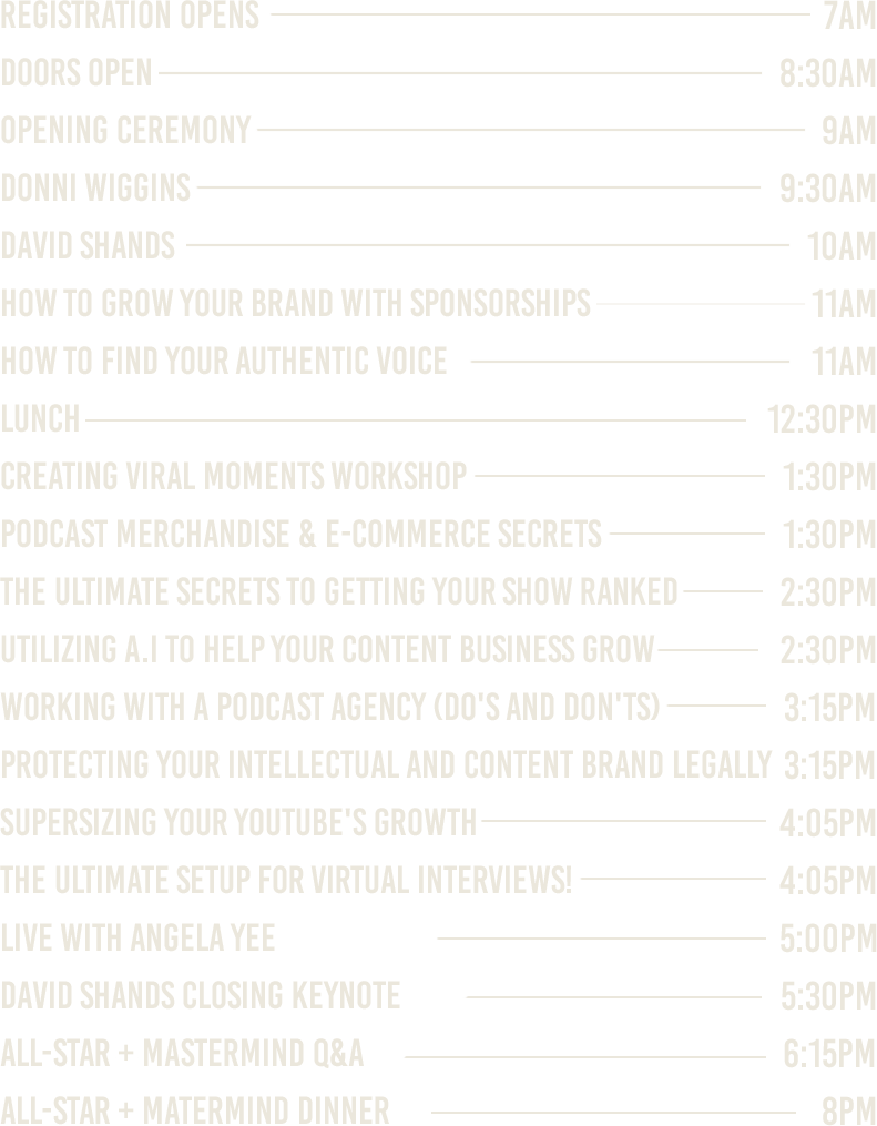 #PodcastSummit - July 30-31st Miami, FL