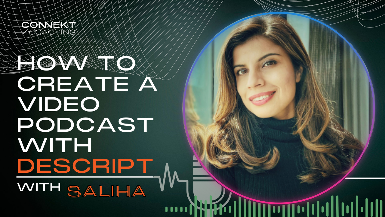 How to create a video podcast with Descript