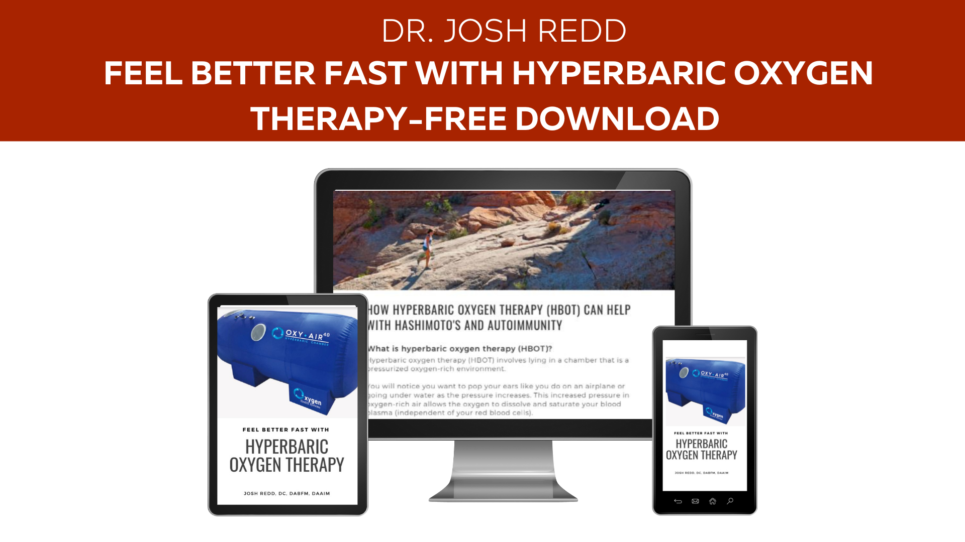 Feel Better Fast with HBOT Therapy | Dr Josh Redd
