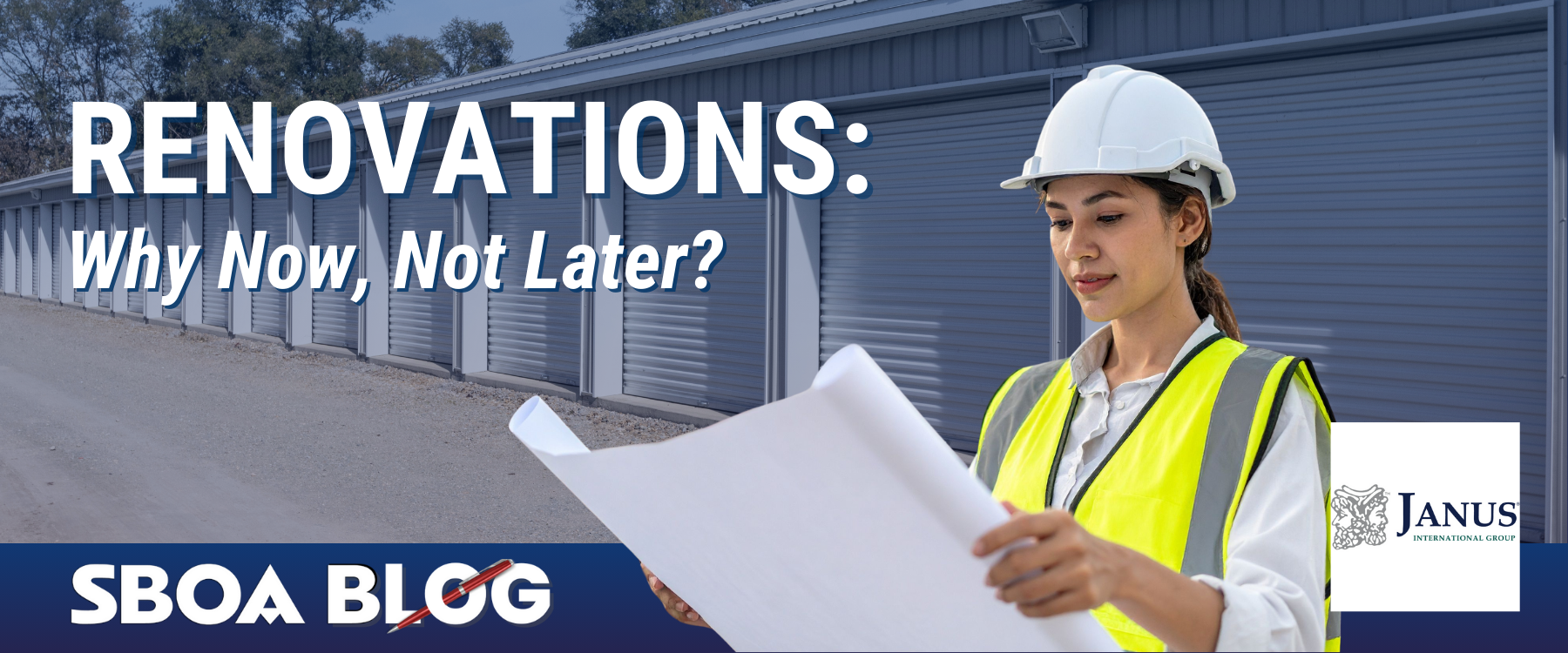 RENOVATIONS: WHY NOW NOT LATER