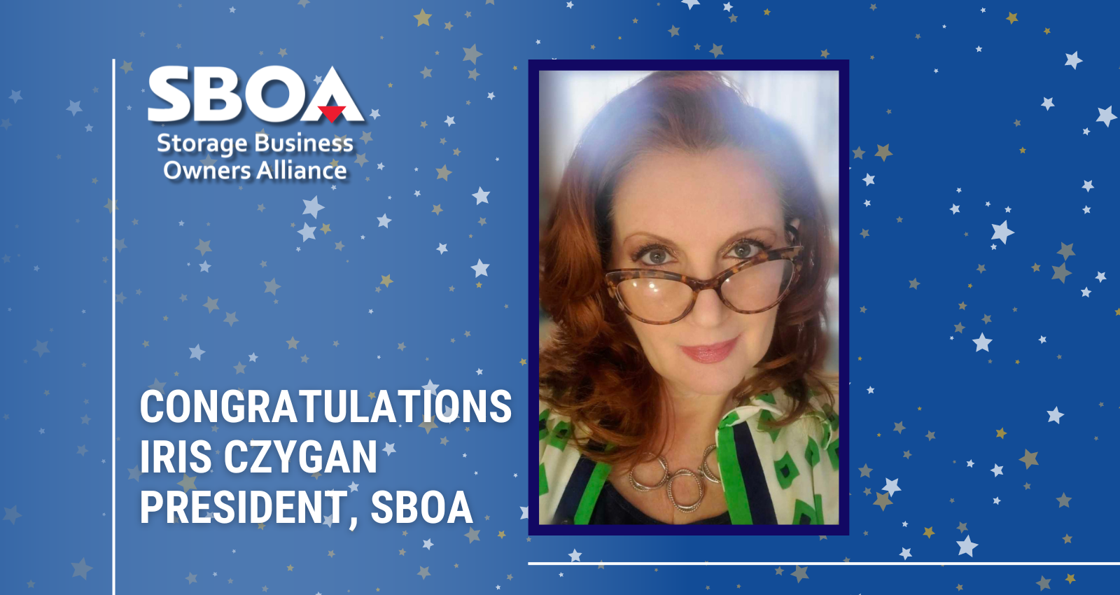 Iris Czygan Appointed as President of the Storage Business Owners Alliance (SBOA)