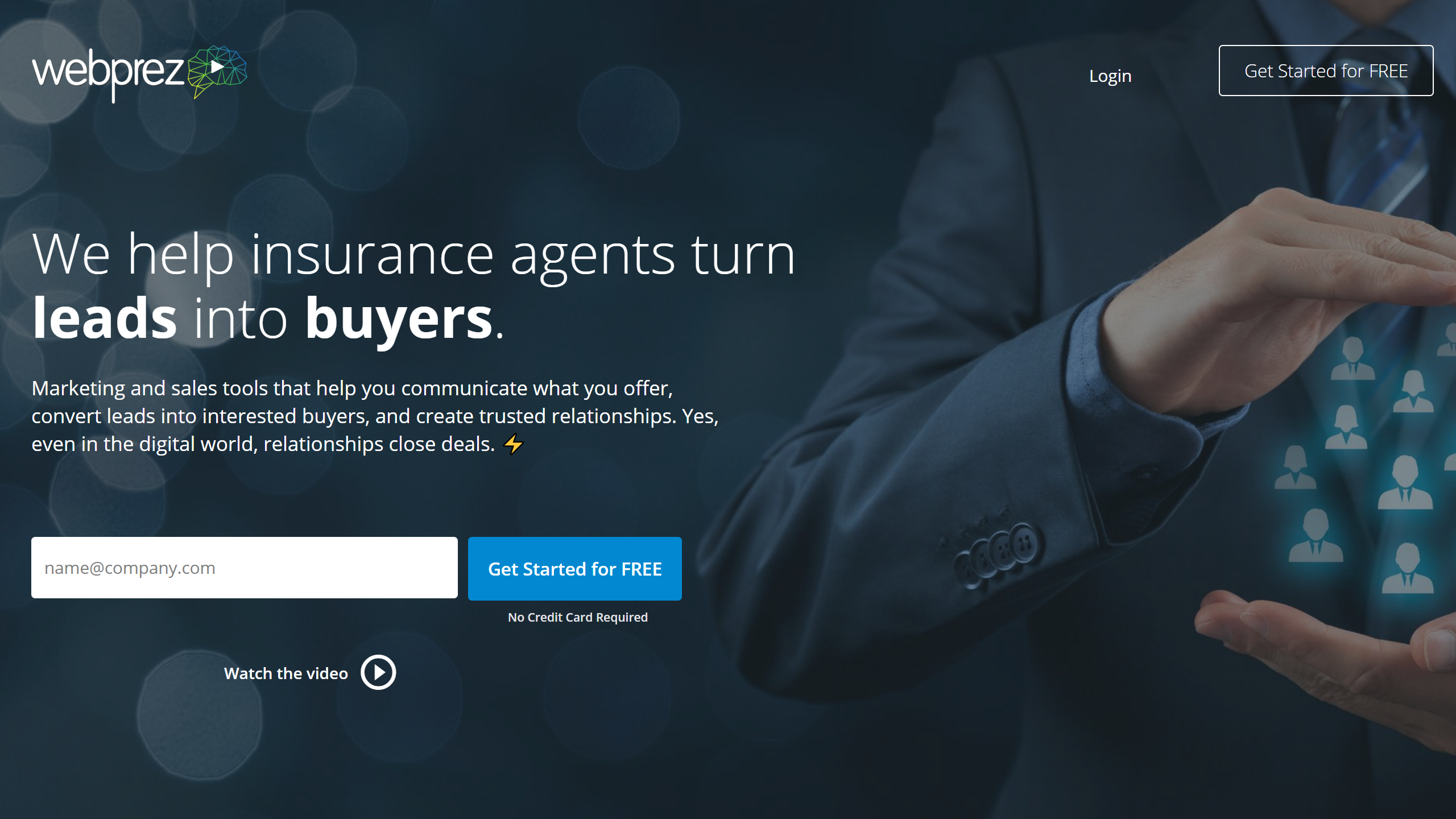 We help insurance agents turn leads into buyers. | WebPrez