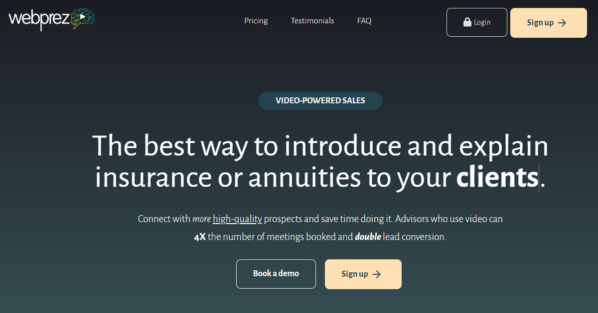 Insurance & Annuity Sales Videos | WebPrez