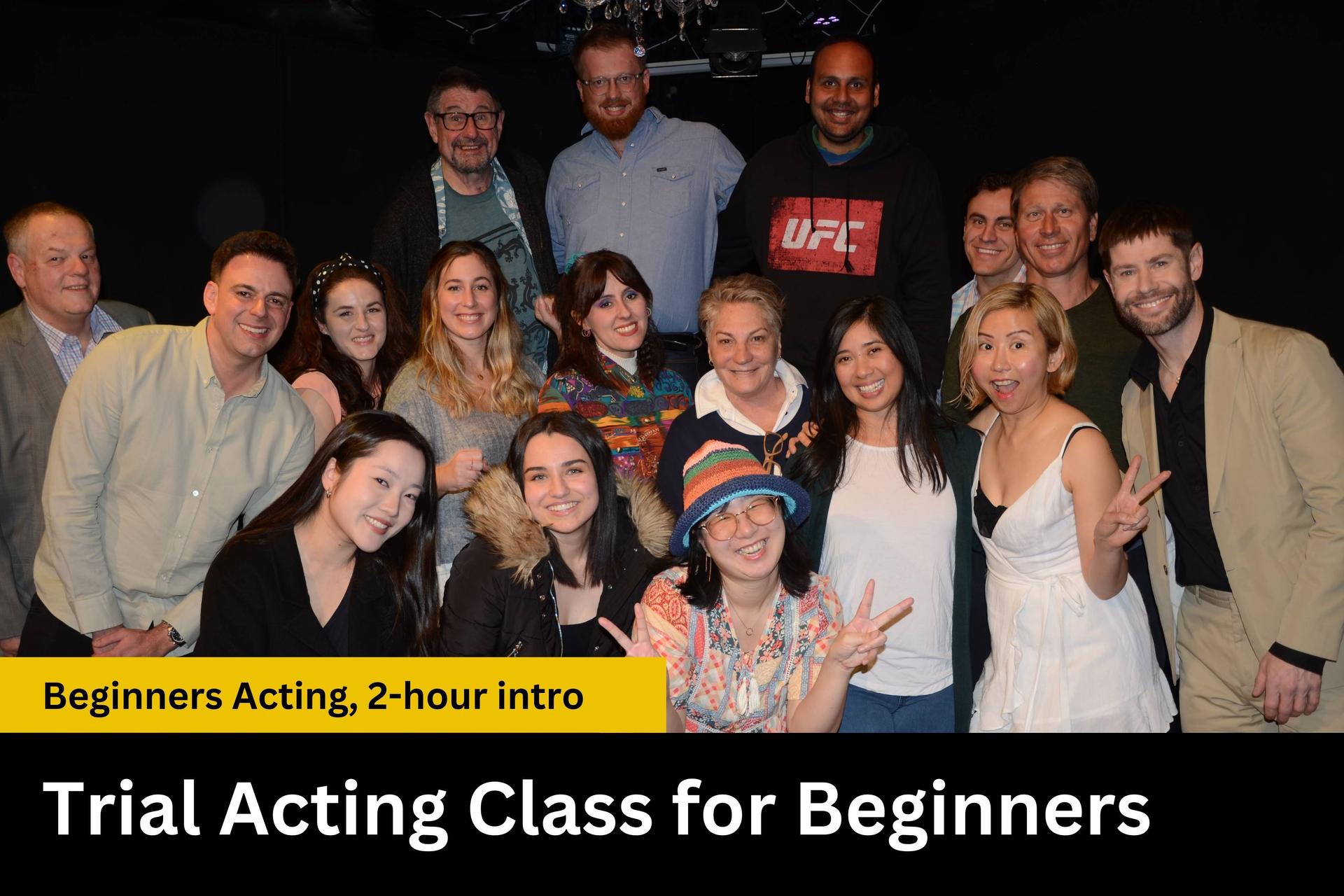 Beginners Acting Trial Class - Darlo Drama®