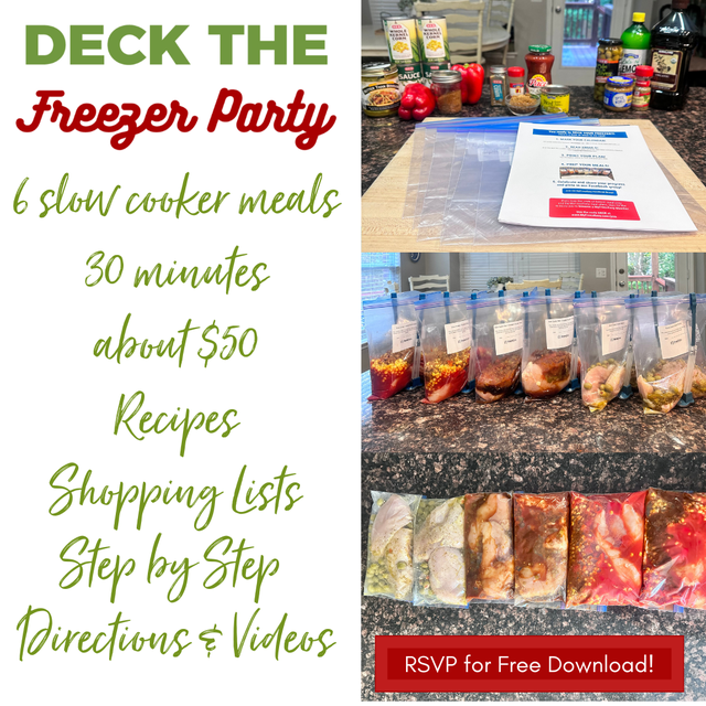 Deck the Freezer Party with Erin Chase & MyFreezEasy