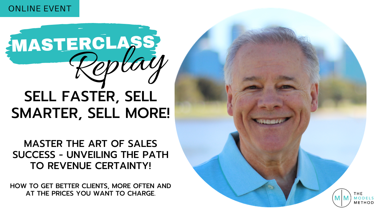 Replay | The Models Method Sales Masterclass